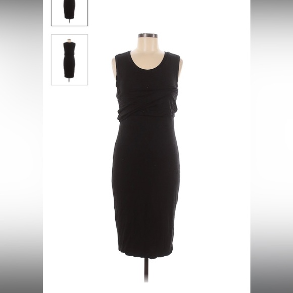 Leith | Dresses | Leith Body Con Dress Layered Built In Top | Poshmark